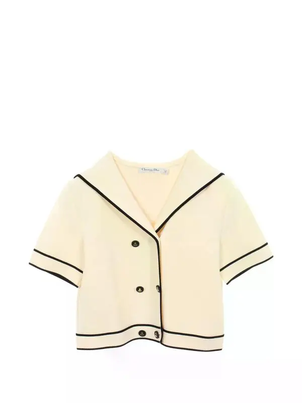Dior Sailor Collar Short-sleeve Jacket