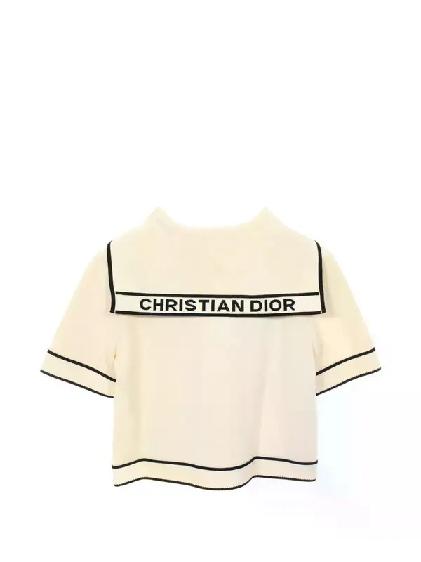 Dior Sailor Collar Short-sleeve Jacket