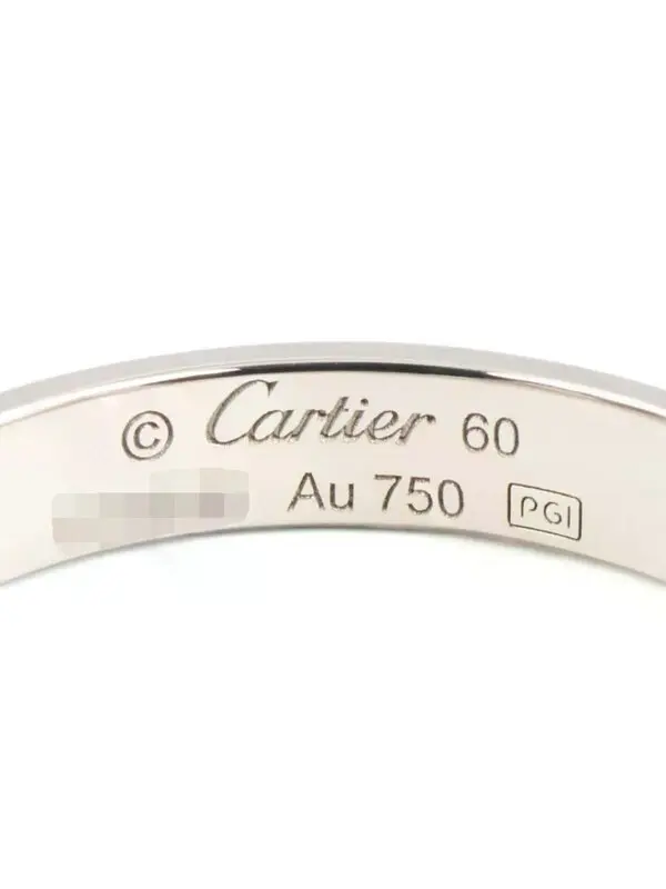 Cartier 18k White Gold Love Ring