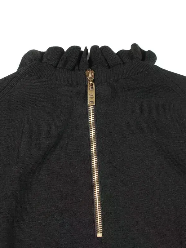 LOUIS VUITTON Pleated Knit Dress