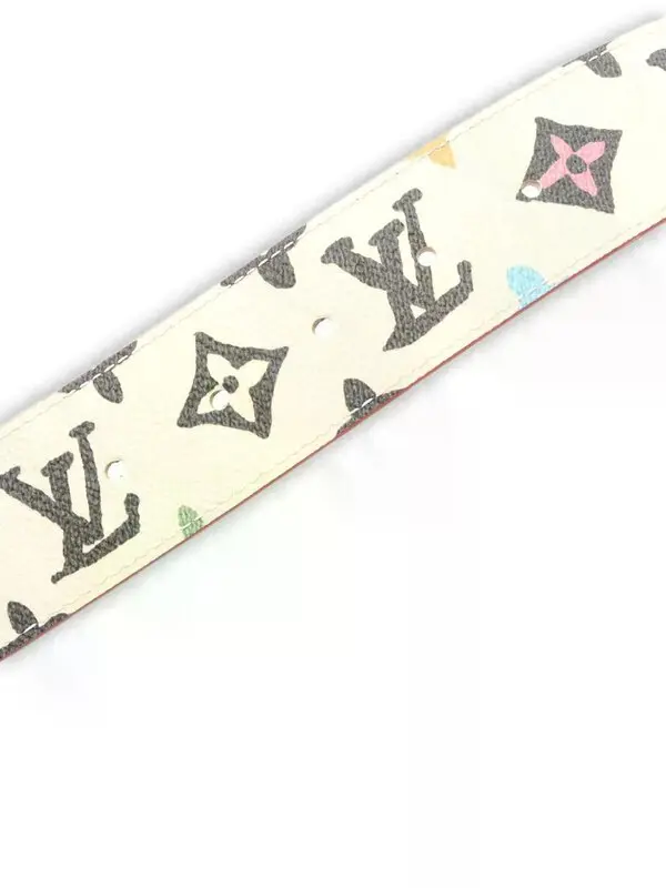 LOUIS VUITTON Monogram Craggy Reversible Belt - Neutrals