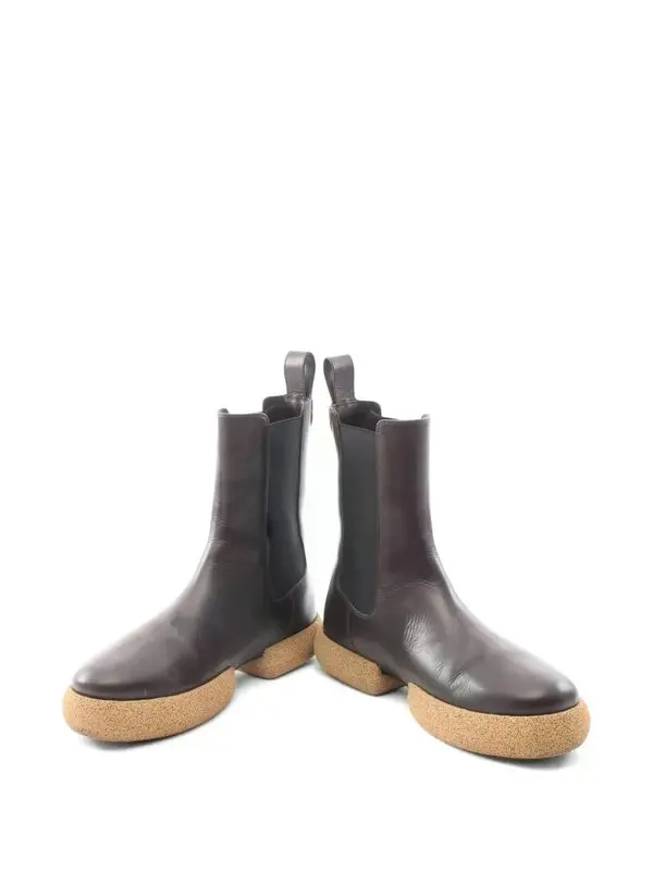 Dries Van Noten Leather Chelsea Boots