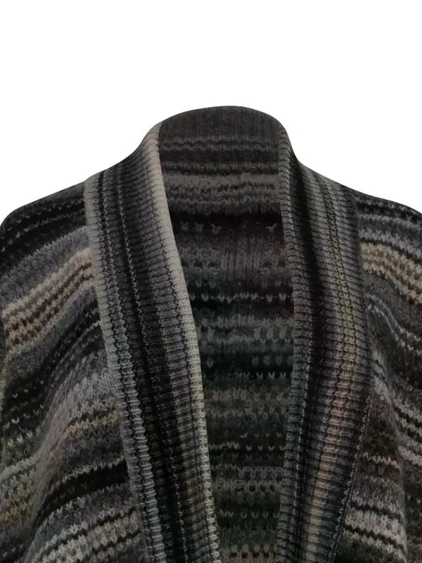 Zadig&Voltaire Tanya Striped Crochet Knit Cardigan