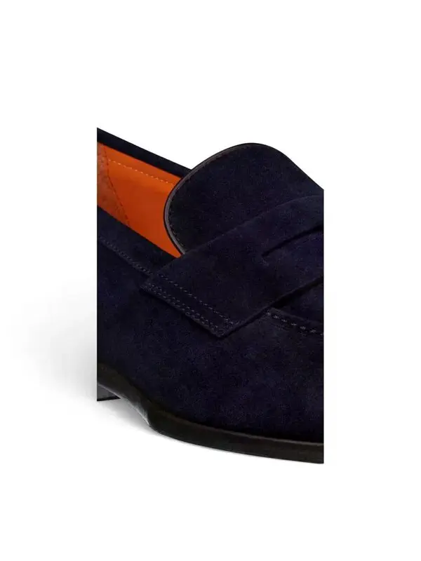 Santoni Penny Suede Loafers