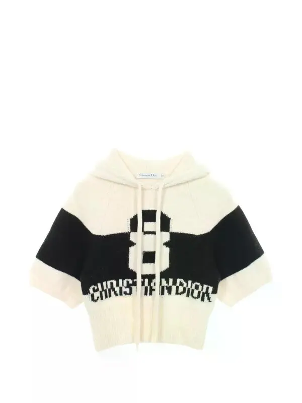 Dior 2000s Logo Intarsia Hoodie