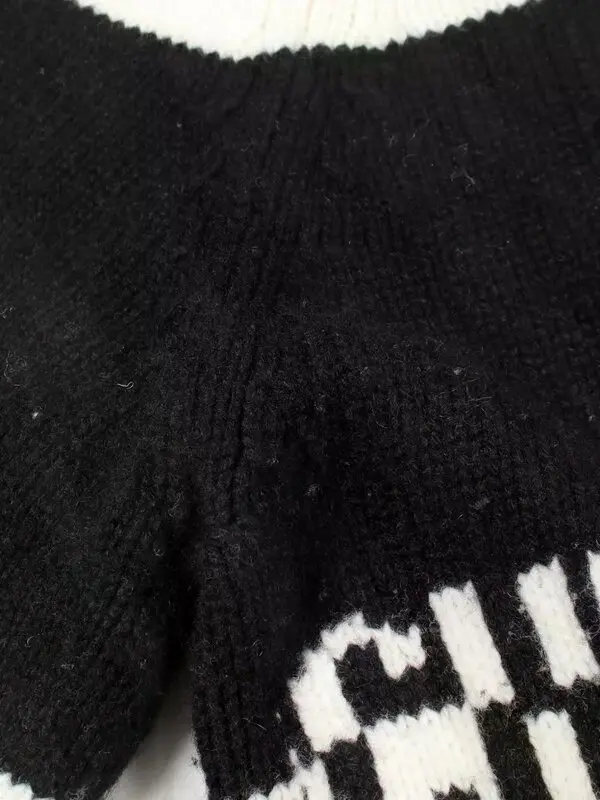 Dior 2000s Logo Intarsia Hoodie