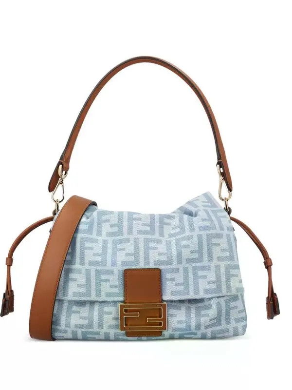 Fendi Mamma Baguette Shoulder Bag - Blue