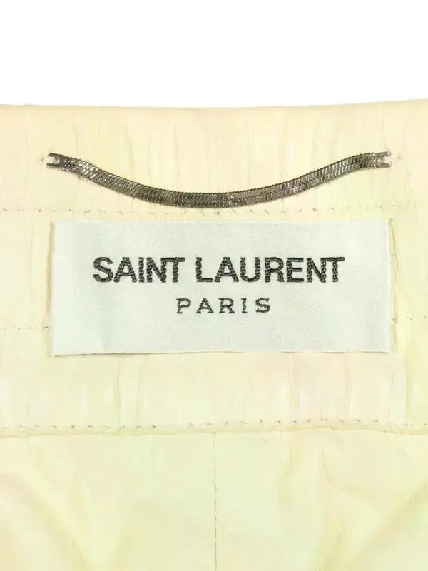 Saint Laurent 2000s Lamb Leather Track Pants