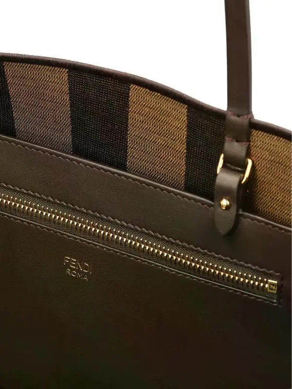 Fendi Medium Ff Jacquard Tote Bag