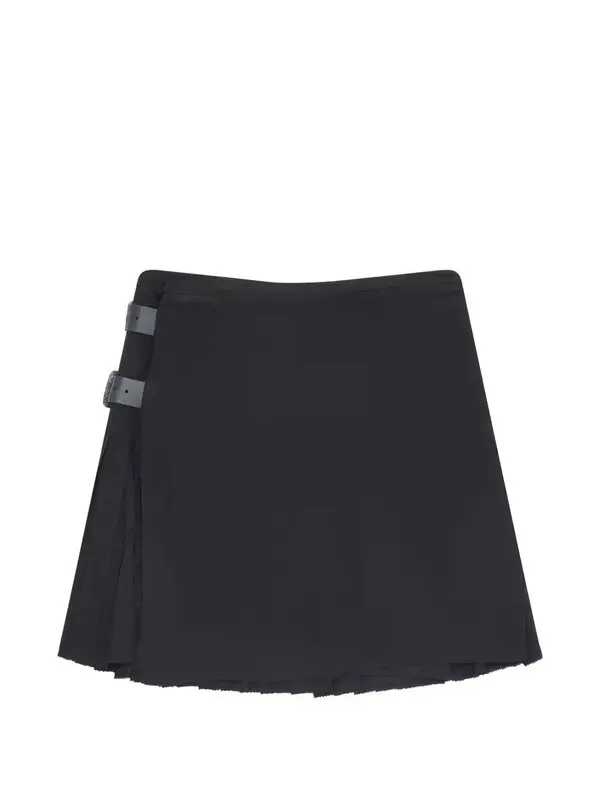 VIVIENNE WESTWOOD Pleated Mini Skirt With Buckle Fastening
