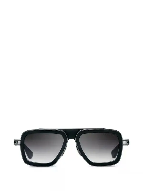 Dita Geometric-frame Sunglasses - Black