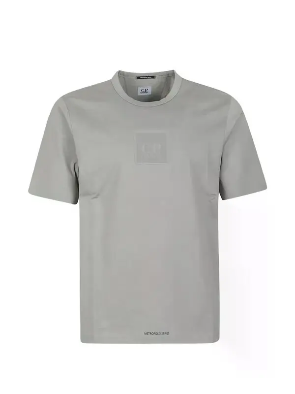 C.P. COMPANY Metropolis Logo-patch T-shirt - Grey