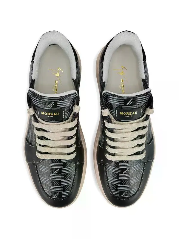 GIUSEPPE ZANOTTI Moreau Monogram Sneakers - Black