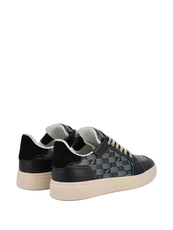 GIUSEPPE ZANOTTI Moreau Monogram Sneakers - Black