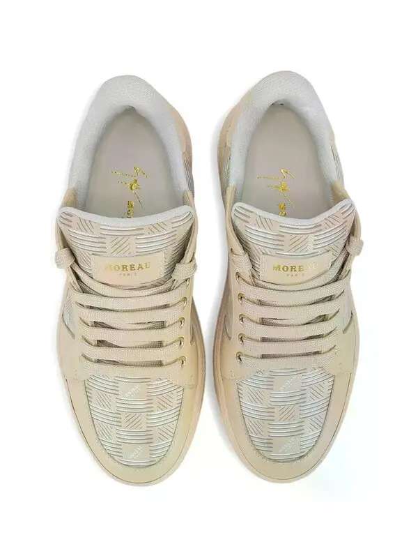 GIUSEPPE ZANOTTI Moreau Monogram Print Sneakers
