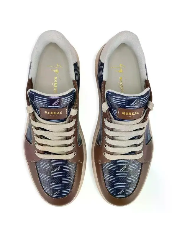 GIUSEPPE ZANOTTI Moreau Monogram Sneakers - Blue