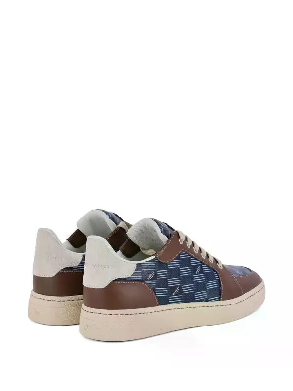 GIUSEPPE ZANOTTI Moreau Monogram Sneakers - Blue