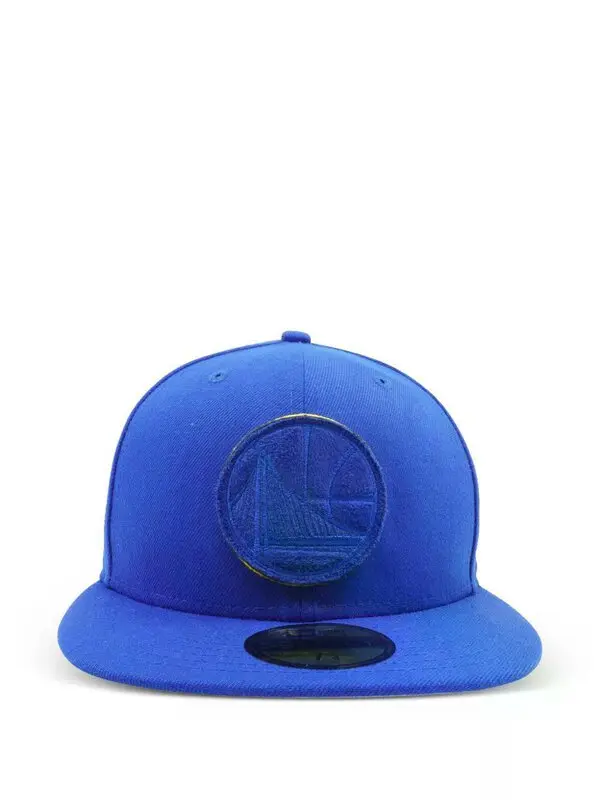 New Era Golden State Warriors Suede Patcher Fitted Cap - Blue