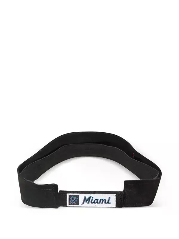 New Era Miami Marlins Dug Out Redux 2 Visor Hat - Black