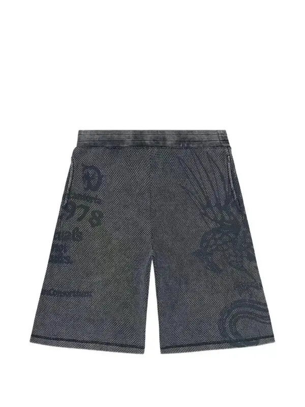DIESEL® All-over Graphic Print Shorts
