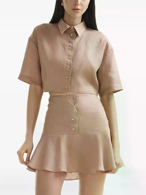 MIA PECULIAR Wave Detail Shirt
