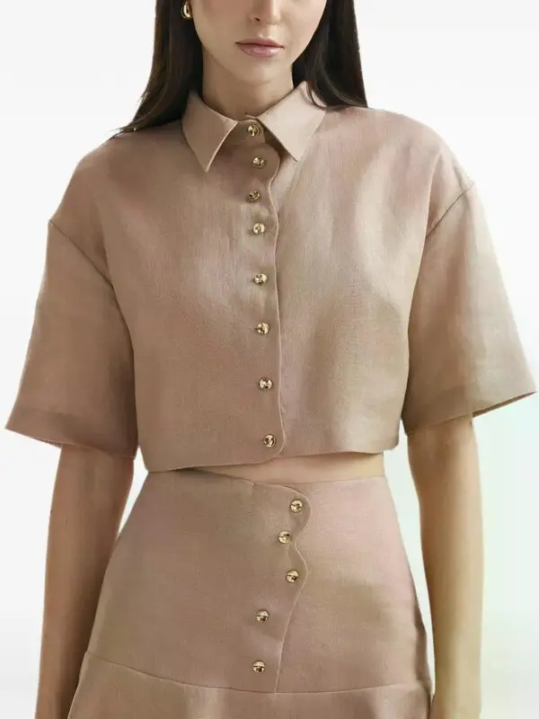 MIA PECULIAR Wave Detail Shirt