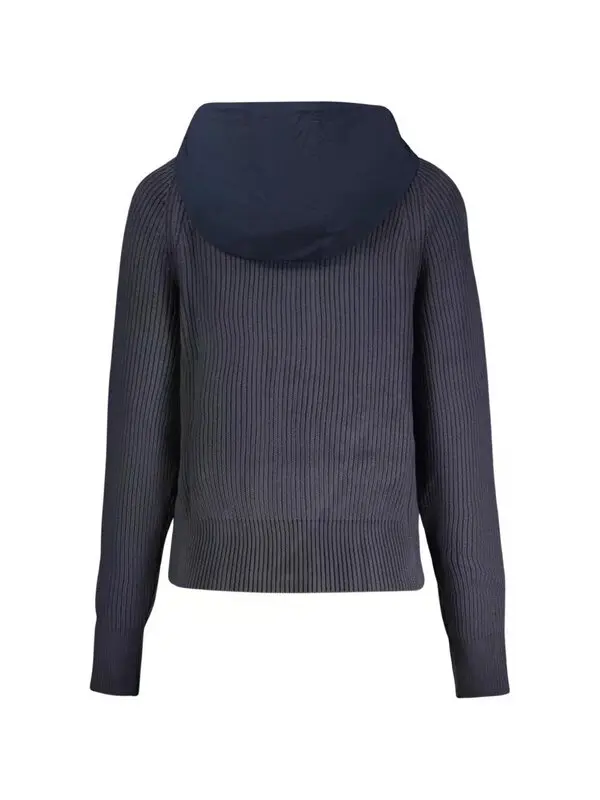 NORTH SAILS Ribbed Knit Zip-up Hoodie