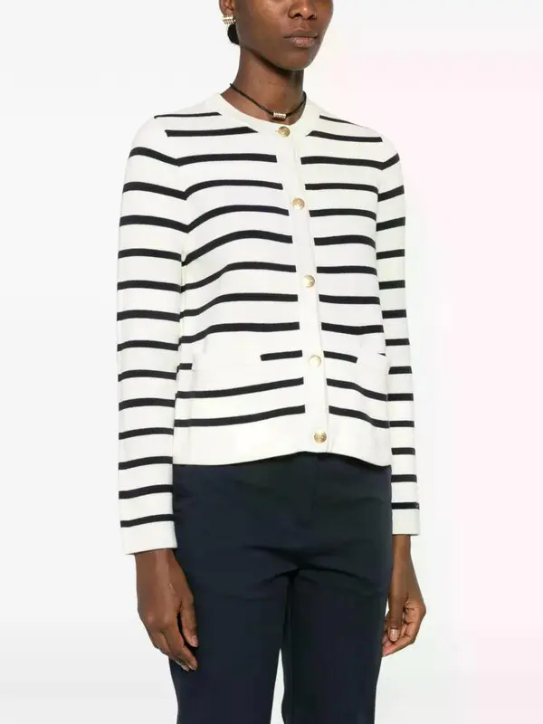 Gant Striped Button-up Cardigan