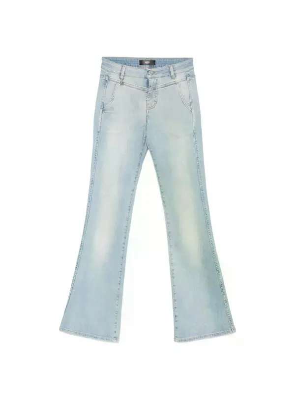 Amiri Logo Charm Flared Jeans
