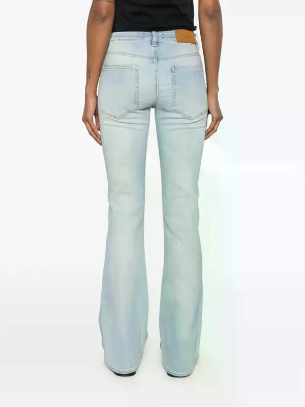 Amiri Logo Charm Flared Jeans