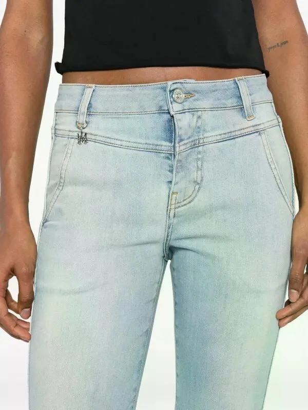 Amiri Logo Charm Flared Jeans