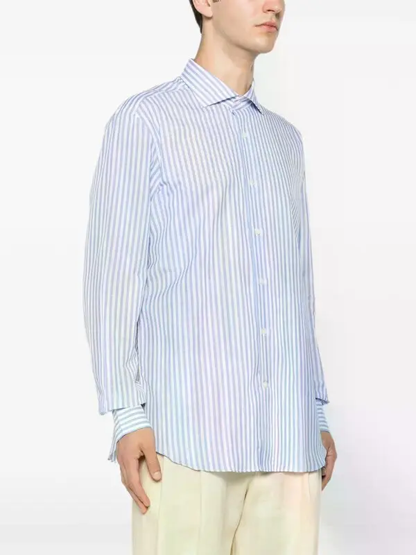 MAZZARELLI Vertical-stripe Shirt