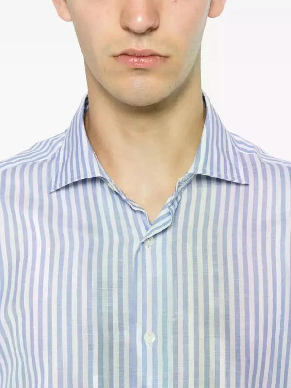 MAZZARELLI Vertical-stripe Shirt