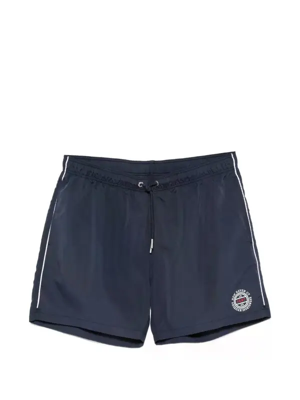 Gant Logo-print Piped Swim Shorts