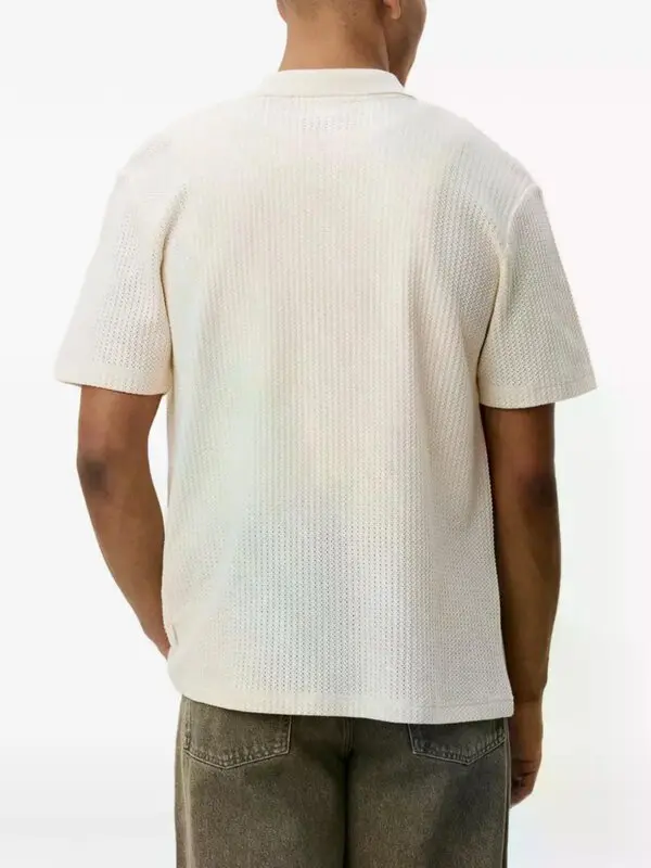 LES DEUX Pointelle Ss Short-sleeve Shirt