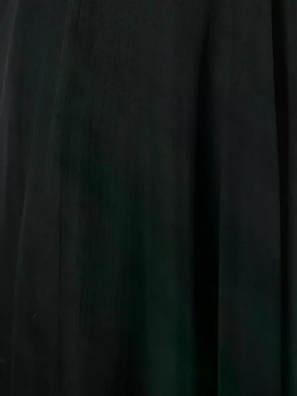 LANVIN Silk Pleated Draped Skirt
