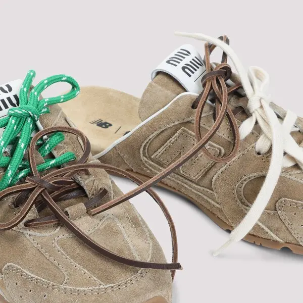 Miu Miu Calf Leather Mule Sneakers