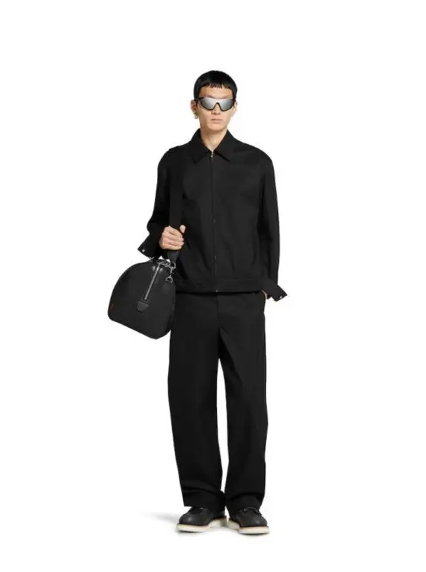 Gucci Cotton Relaxed Fit Pants With Web Detail - Multicolor