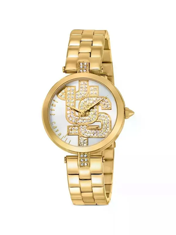 Just Cavalli Maiuscola 32mm Watch - Silver