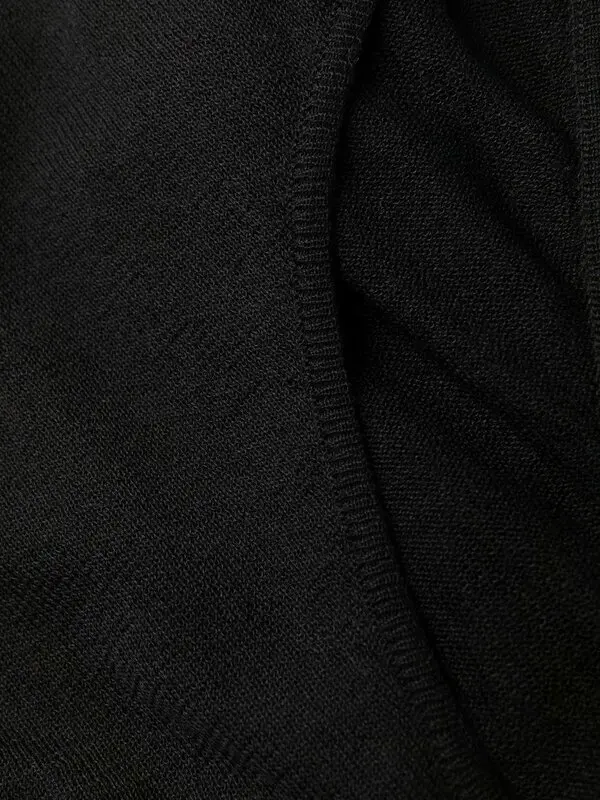 Saint Laurent Sheer-knit Sleeveless Bodysuit - Black
