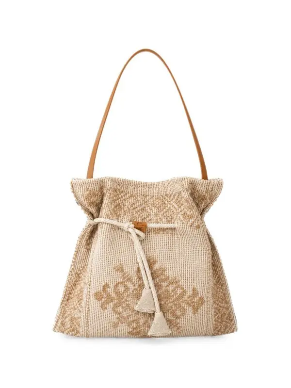 LE DAF Small Rosette Handkerchief Bag