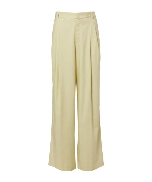 AYA MUSE Pleated Wide-leg Trousers