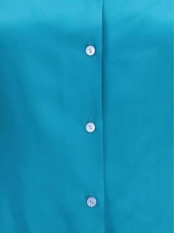 Gucci Long-sleeve Silk Satin Shirt