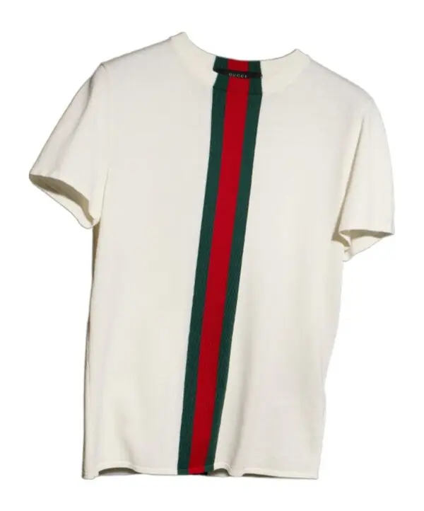 Gucci Stripe Detailed Crewneck T-shirt