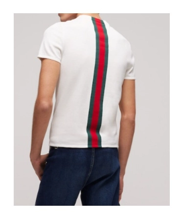 Gucci Stripe Detailed Crewneck T-shirt