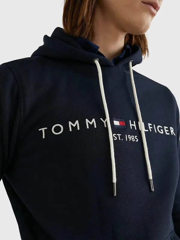 Tommy Hilfiger Embroidered Logo Hoodie