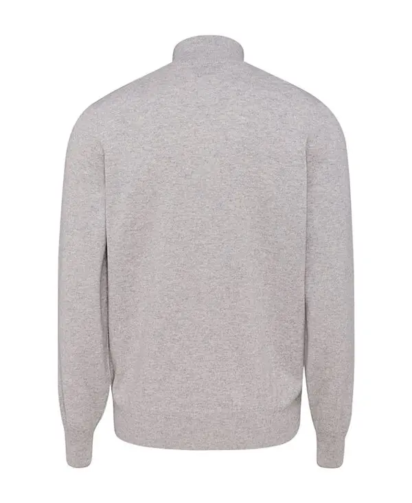 Brunello Cucinelli High-neck Zip-up Cardigan - Gray