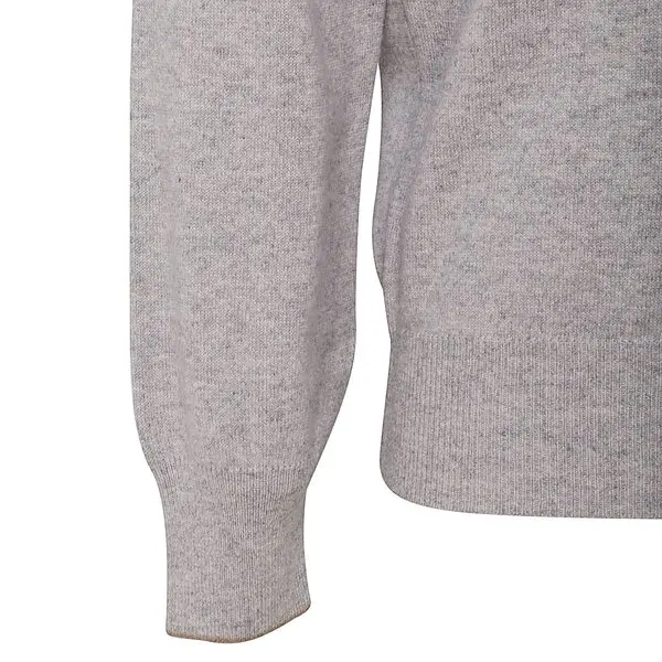 Brunello Cucinelli High-neck Zip-up Cardigan - Gray