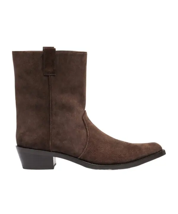 Khaite Clive 35 Suede Ankle Boots