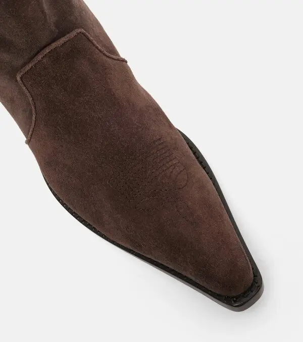 Khaite Clive 35 Suede Ankle Boots